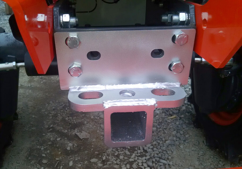 Kubota B Series Front Receiver Hitch | Earth & Turf Attachments