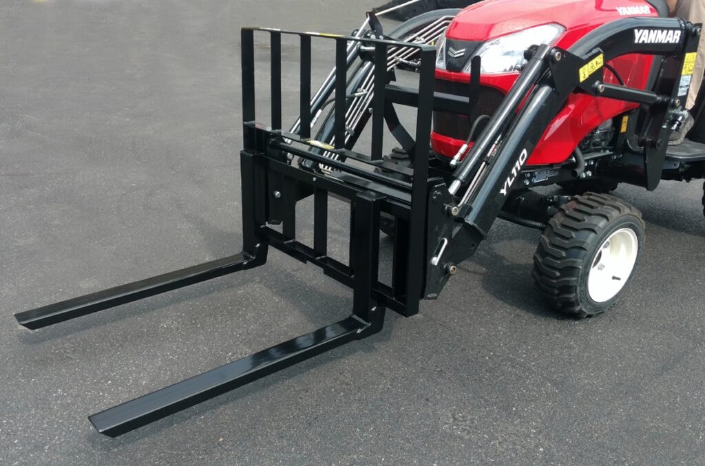 Yanmar Quick Attach Forks | Earth and Turf Attachments