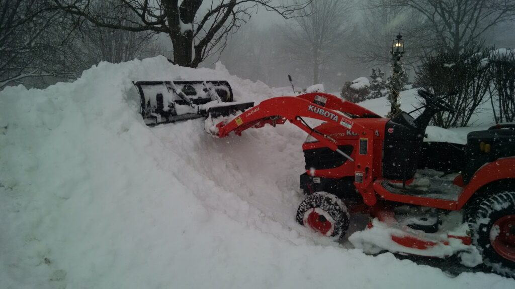 Quick Attach Snow Plows For Compact Tractors