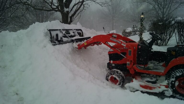 Quick Attach Snow Plows For Compact Tractors