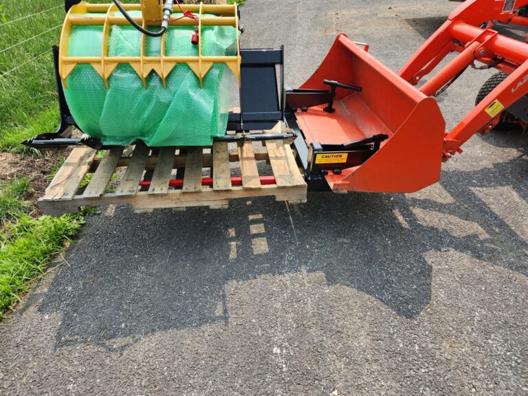 Clamp-On Tractor Bale Spear with 3000 LB Capacity