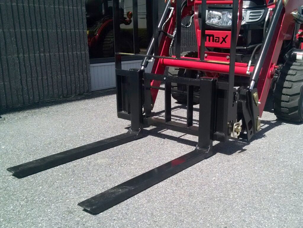 Compact Tractor 1200 LB Pallet Forks - Earth & Turf Attachments, LLC